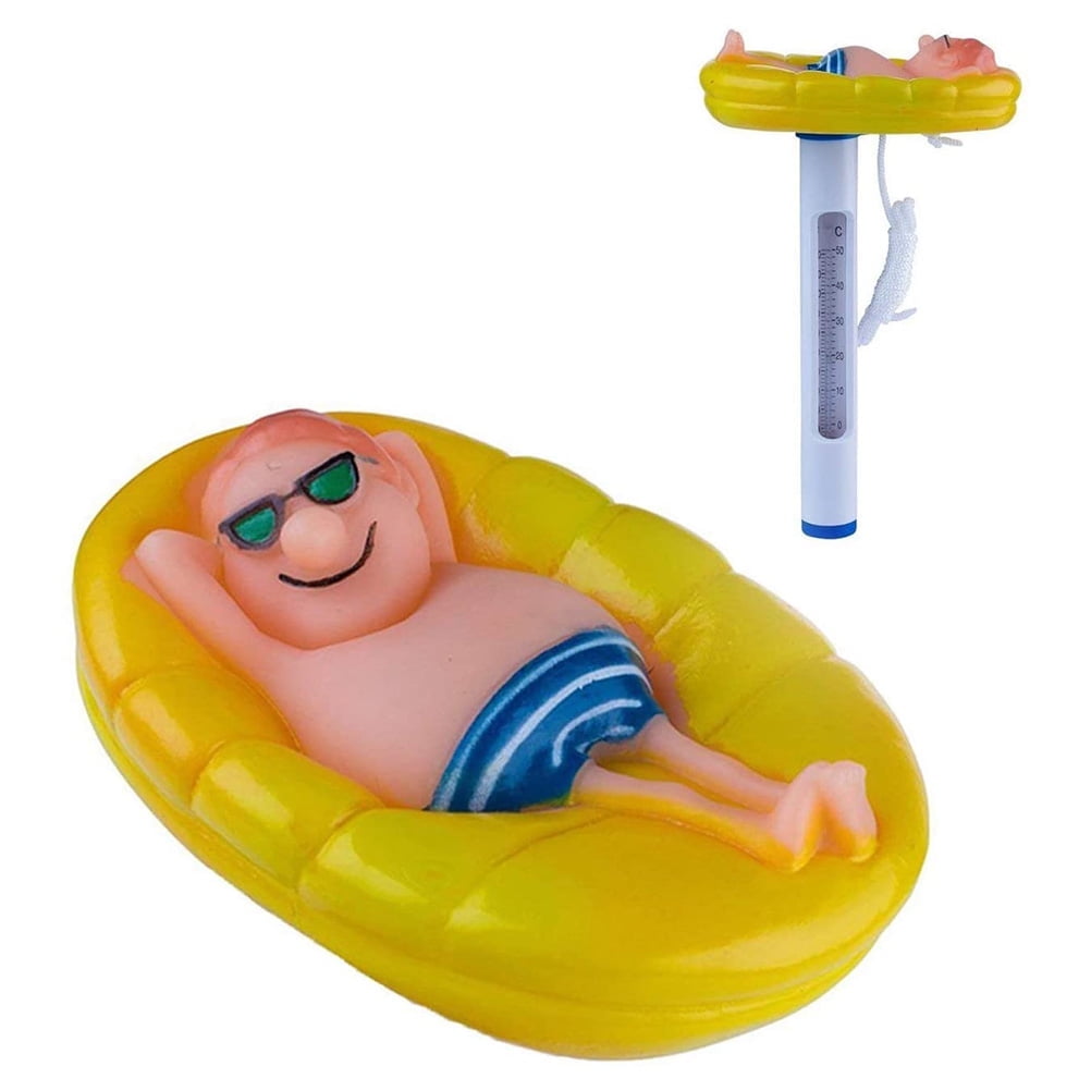 Falleo Clearance Funny Cartoon Floating Pool Thermometer for Outdoor ...