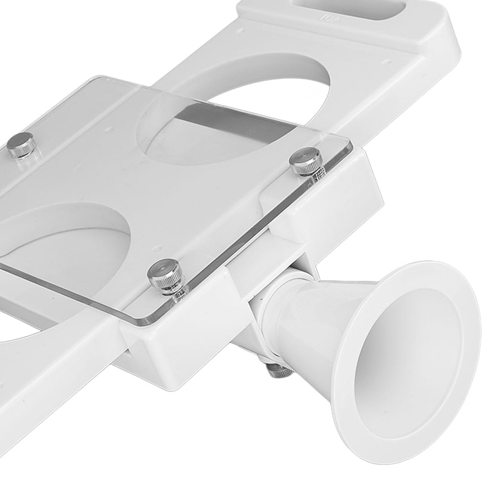 Falleo Clearance Hamburger Pressing Mould Maker Non Stick 2 Holes ABS ...