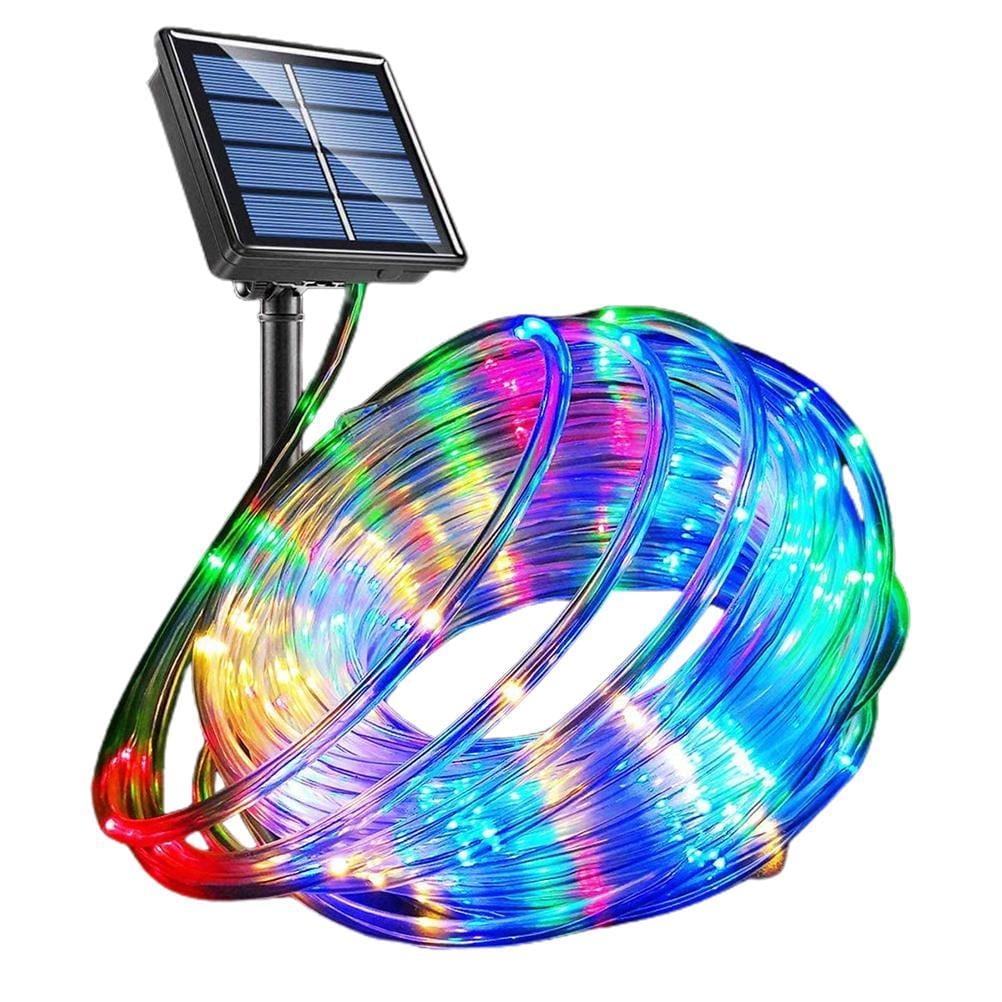 Falleo Clearance LED Rope Lights 40Ft 100 LEDs Solar Powered String ...