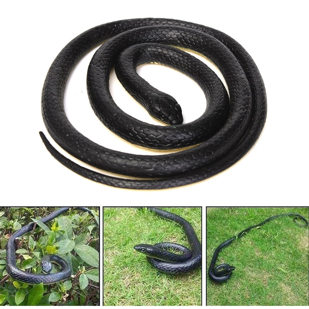 Falleo Clearance Long Realistic Garden Rubber Snake Fake Snakes for ...