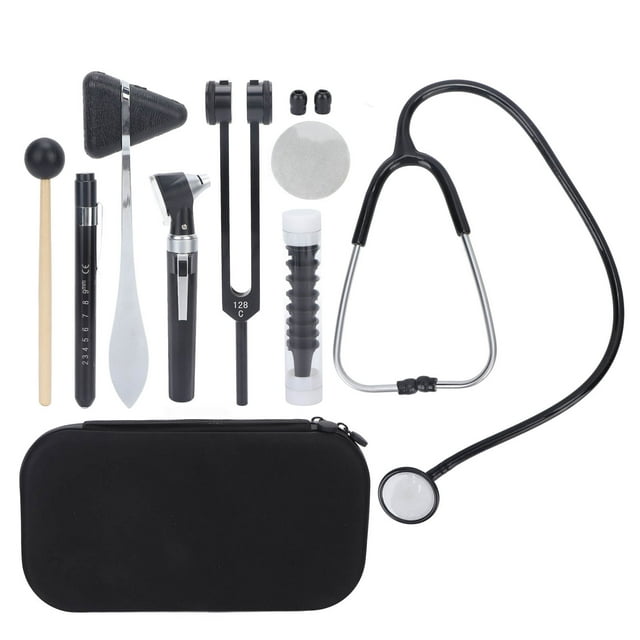 Falleo Clearance Medical Diagnostic Set Otoscope Stethoscope Tuning ...