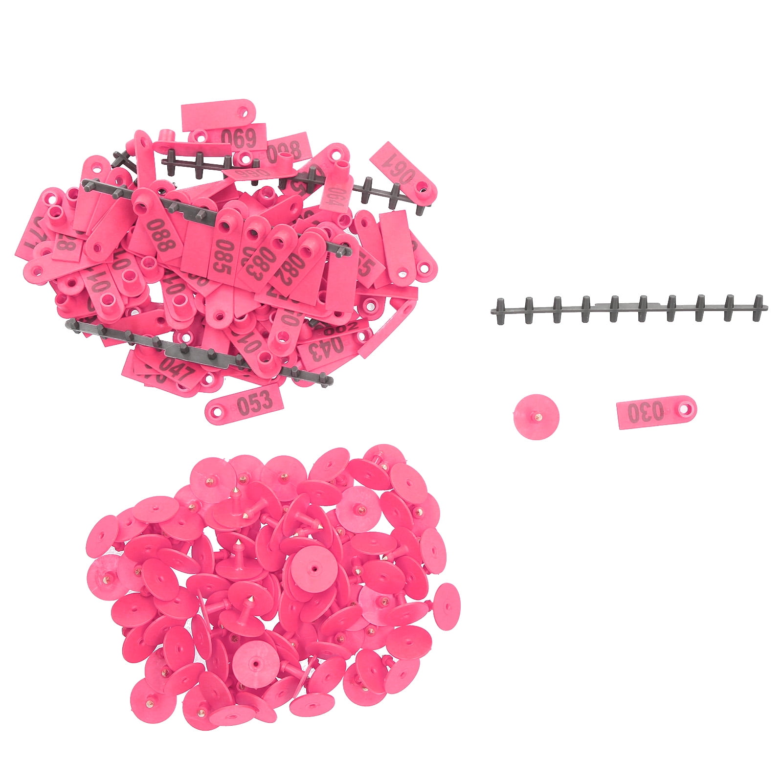 Falleo Clearance Numbered Ear Tag Marks Labels for Sheep Goats Farm ...