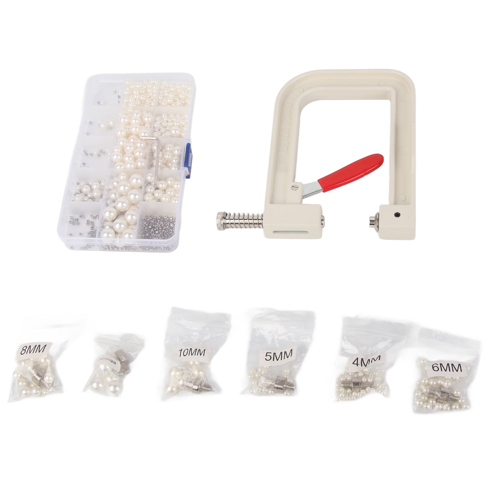 Falleo Clearance Pearl Setting Machine Kit with Hand Press Machine ...