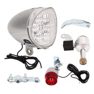Darzheoy Vintage Retro 3 LED Bicycle Headlight Waterproof Mountain Bike ...