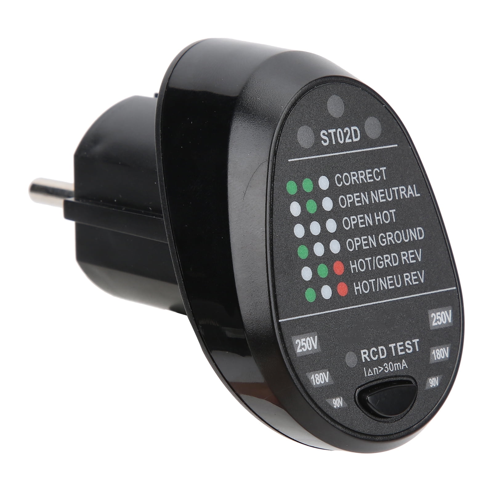 Falleo Clearance ST02D Electric Socket Tester Circuit Polarity Detector ...