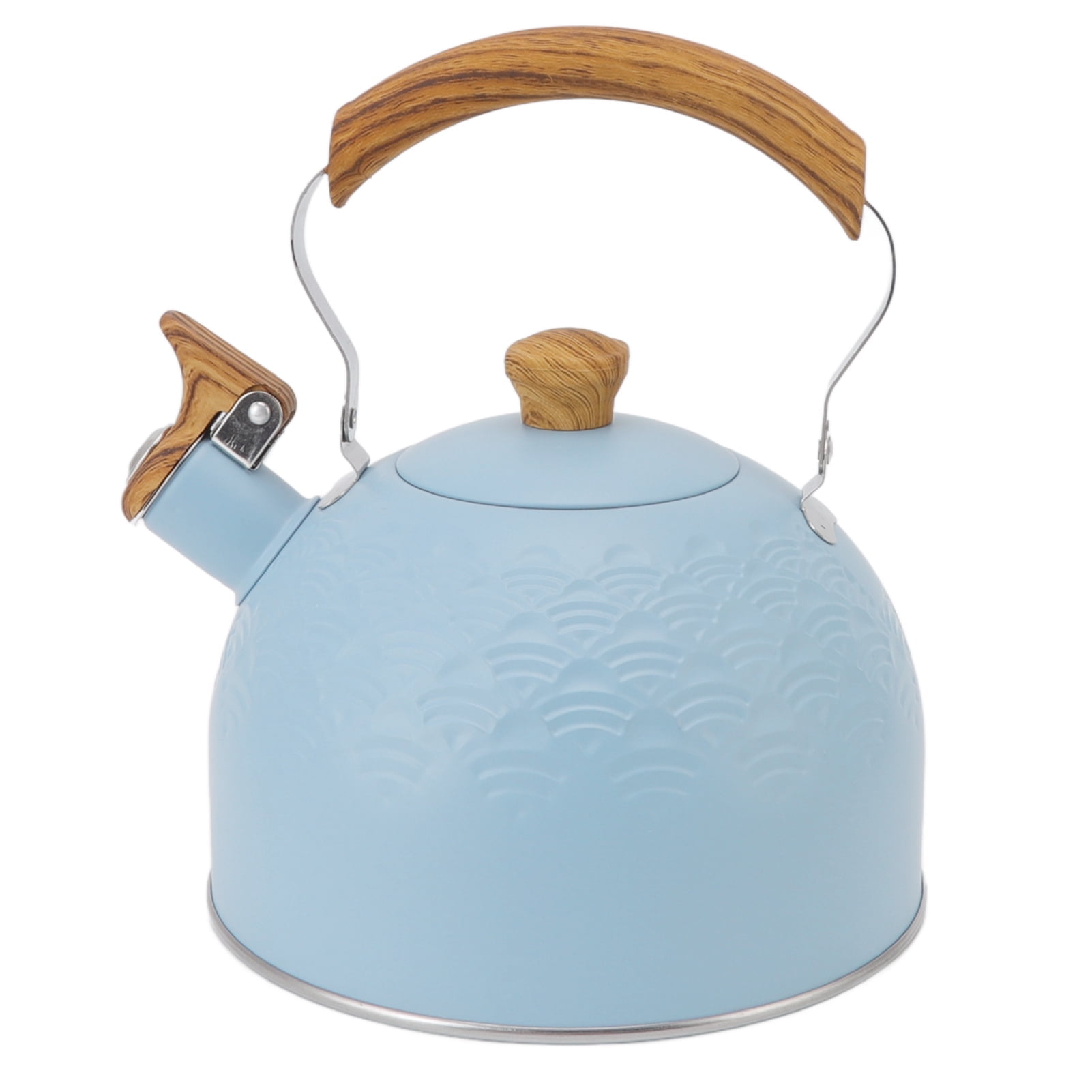 Falleo Clearance Whistling Tea Kettle 2.5L Sky Blue Whistle Sound ...