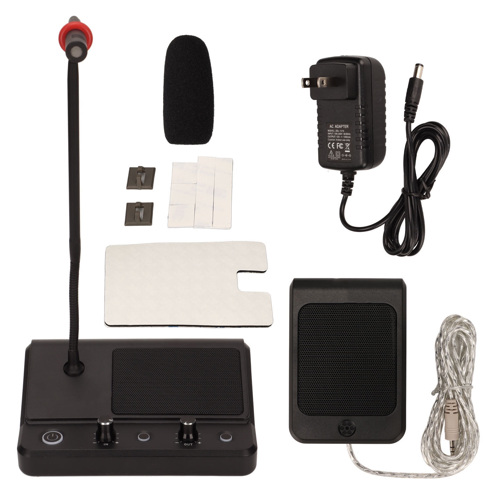 Falleo Clearance Window Dual Way Speaker System Counter Intercom ...
