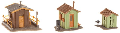 Faller 120140 Trackside Sheds 3HO Scale Building Kit - Walmart.com