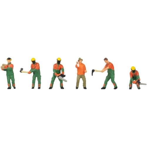 Faller 151690 Forest Workers with Modern Equipment Figure Set - Walmart.com