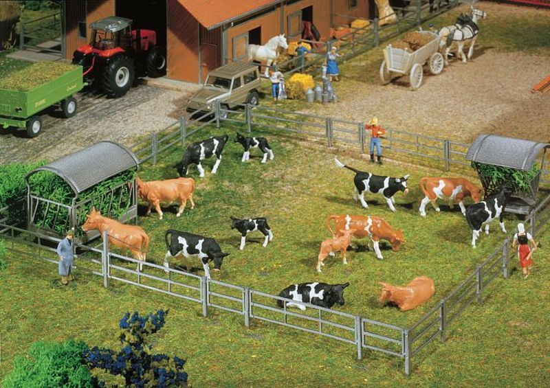 Faller Fence Systems for Stalls & Open Stable Farm (HO Scale) New ...