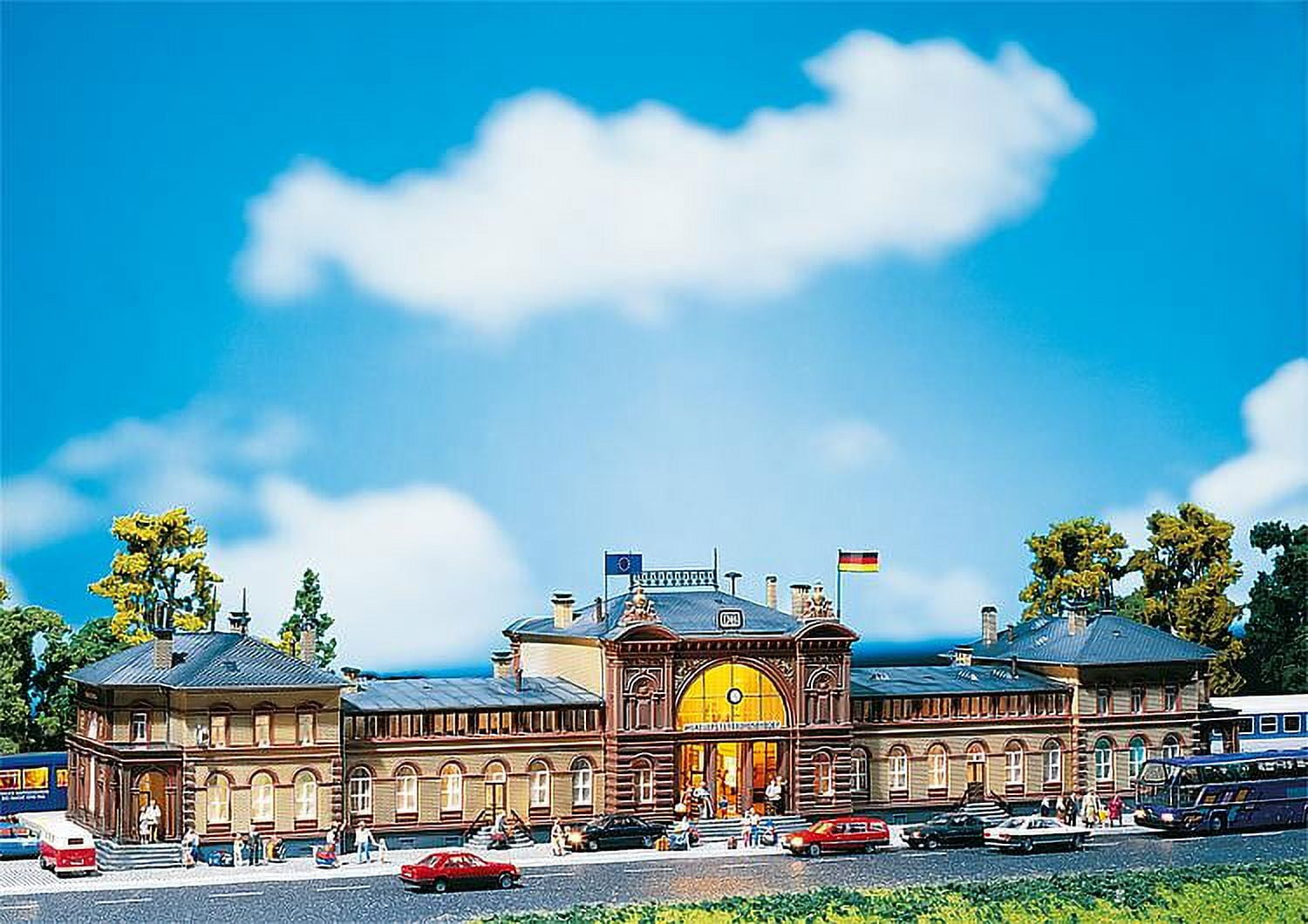 Faller HO Scale Building/Structure Kit Bonn Passenger Station/Train ...