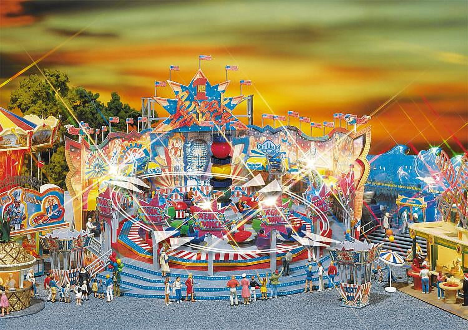 Faller HO Scale Building/Structure Kit Breakdancer Carnival/Fair Ride w ...