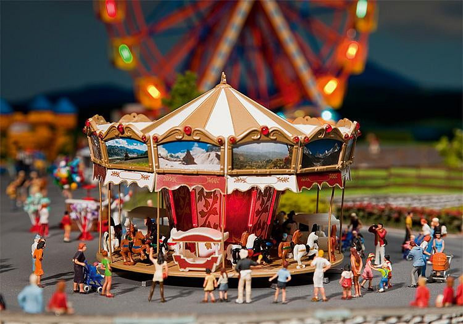 Faller HO Scale Building/Structure Kit Children's Merry Go Round ...
