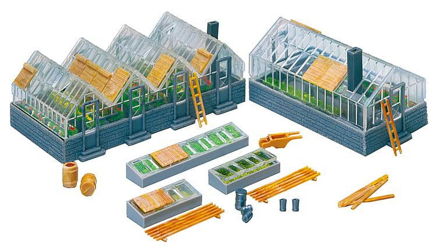 Faller HO Scale Building/Structure Kit Small Greenhouses (2-Pack) w ...
