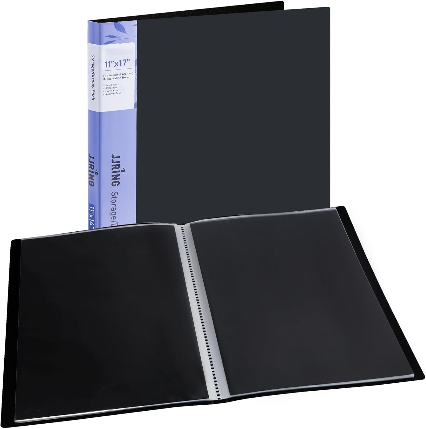 Falling in Art 11x17 Art Portfolio Folder with Plastic Sleeves, 24 ...