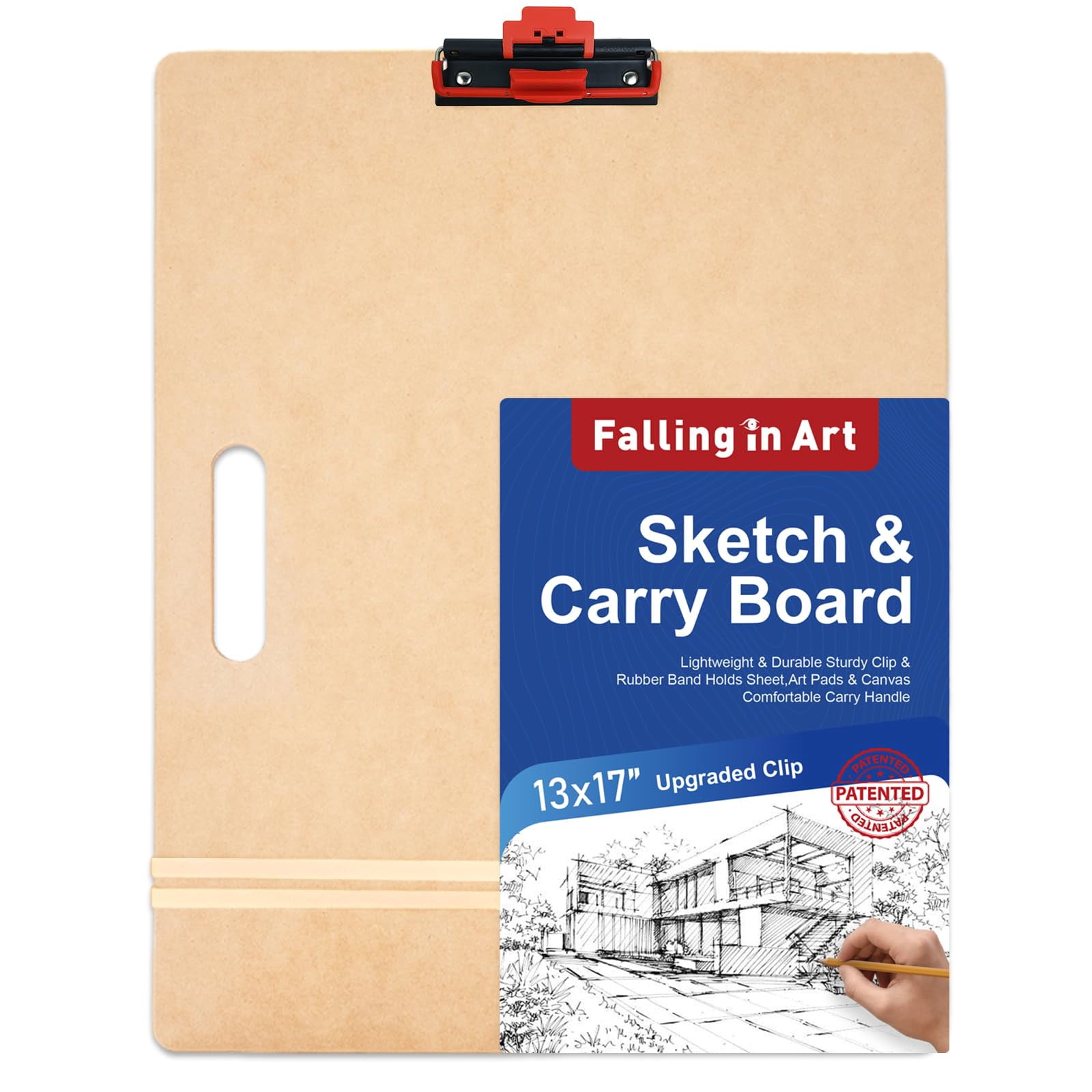 Falling in ArtTRDN 13x17 Drawing Boards, Portable Sketch Board with ...