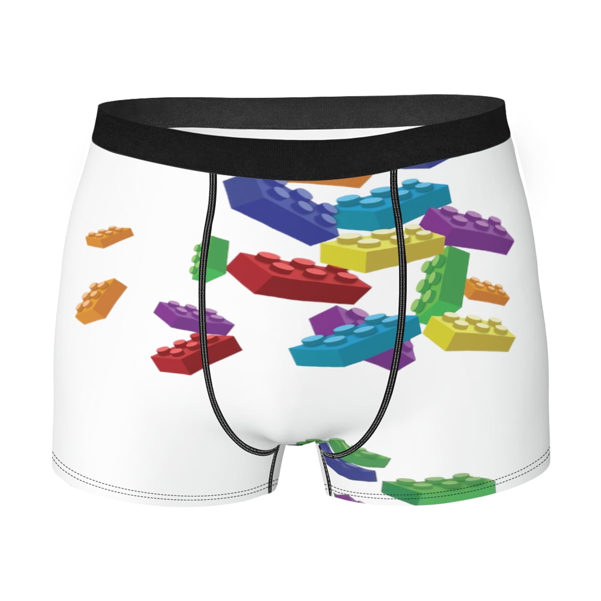 Falling Blocks Boxer Shorts For Man 3D Print Male Underwear Panties ...