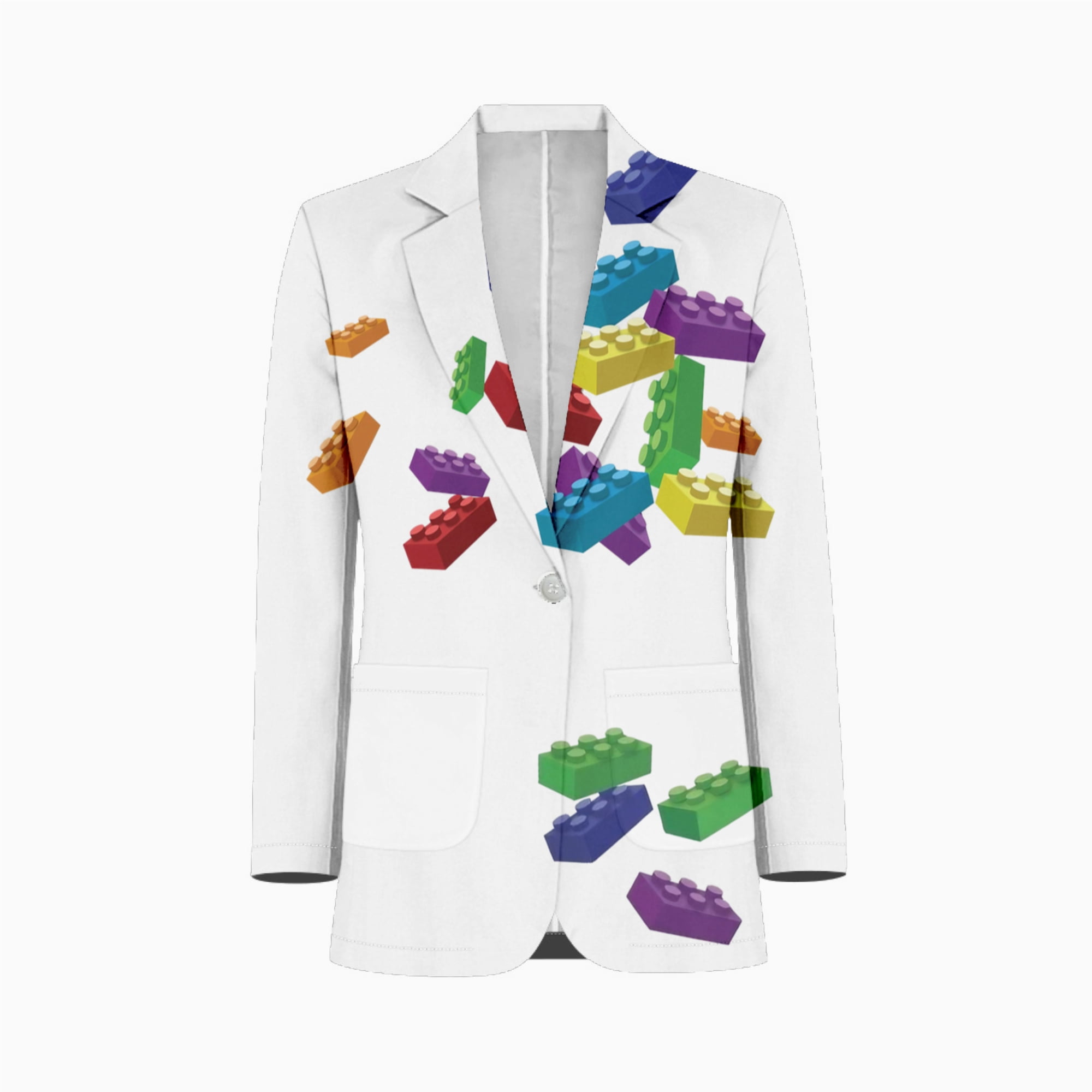 Falling Blocks Customized Men's Suits full man Shawl Collar Gentleman ...