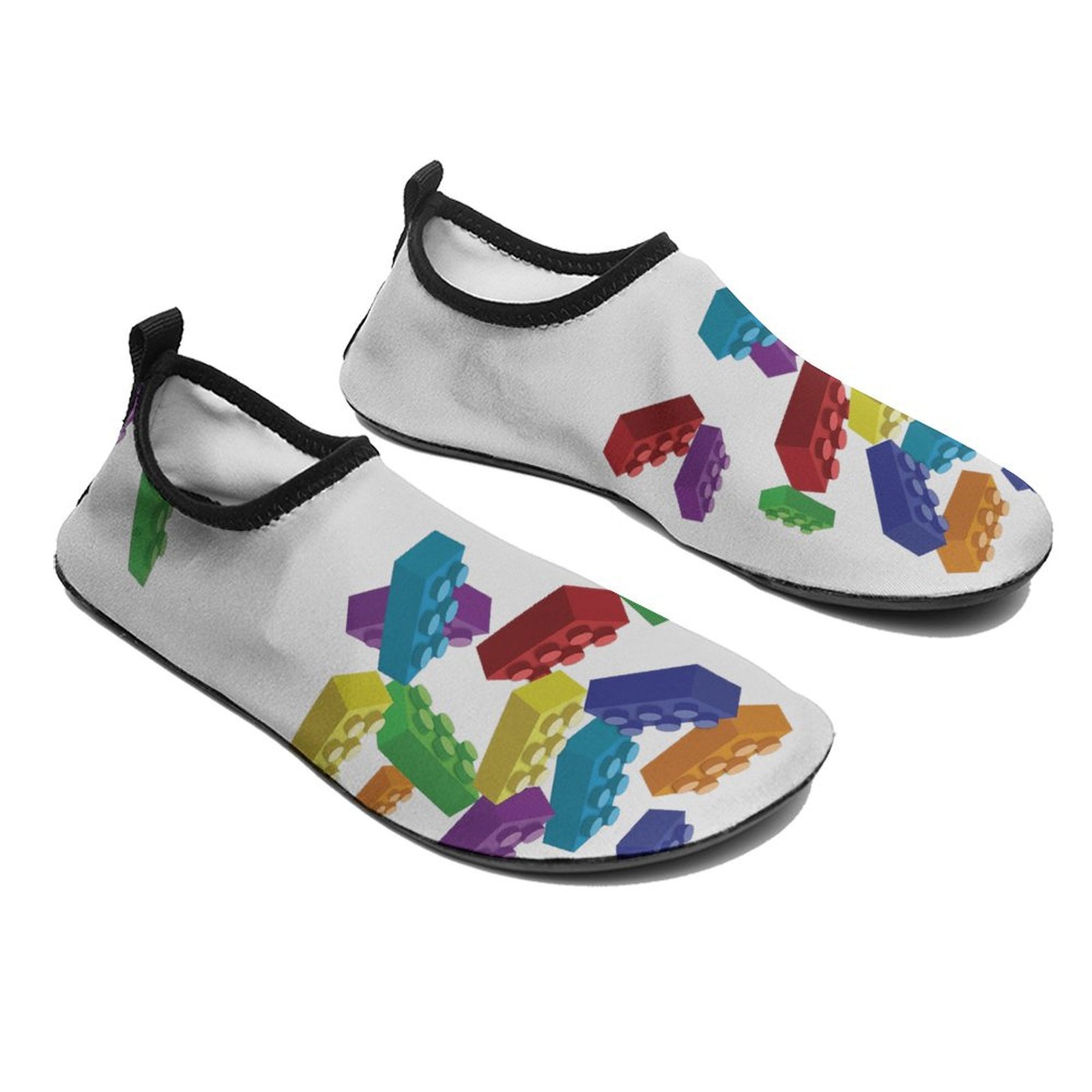 Falling Blocks Water Shoes Beach Slip-on Shoes for Men Women Swim Pool ...