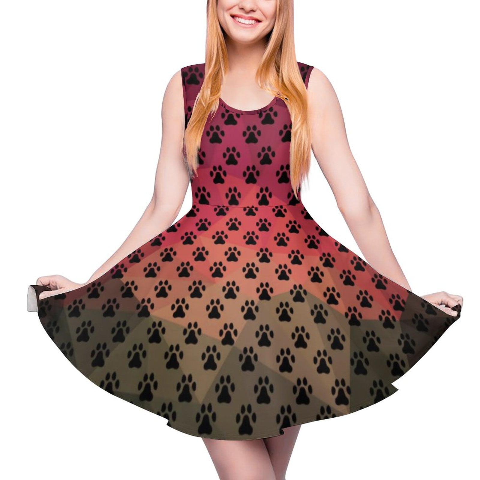 Falling Blue Flower Dress Sakura Cherry Blossom Kawaii Dresses ...