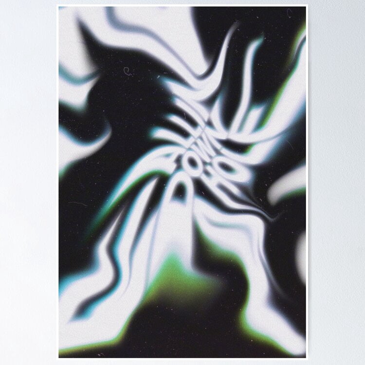 Falling Down a Hole UNFRAMED Poster, 16x24 - Walmart.com