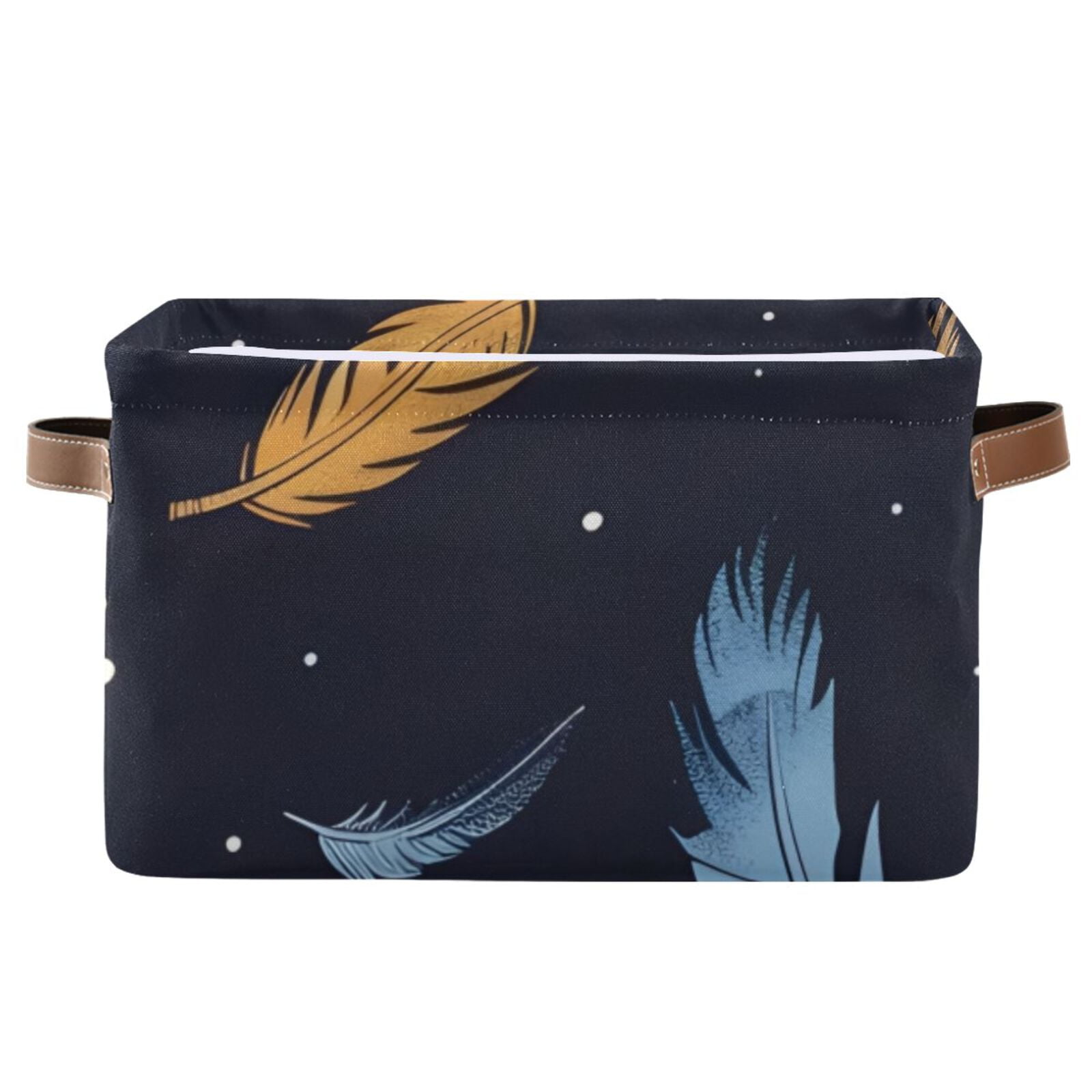 Falling Feathers Storage Bins Baskets With Handles Storage Box Clothes ...