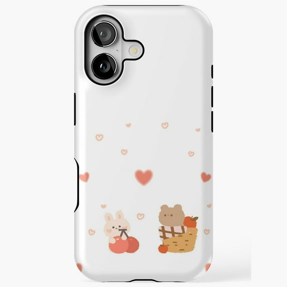 Falling In Love Hearts Version Art iPhone Case 17 11 12 13 14 15 16 Pro ...