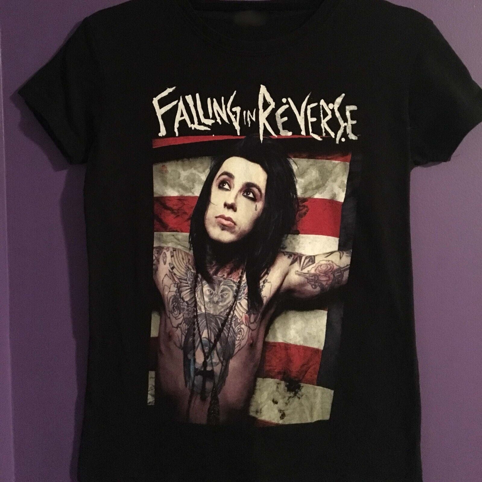 Falling In Reverse Cotton Black Cotton S-5XL Unisex Shirt - Walmart.com