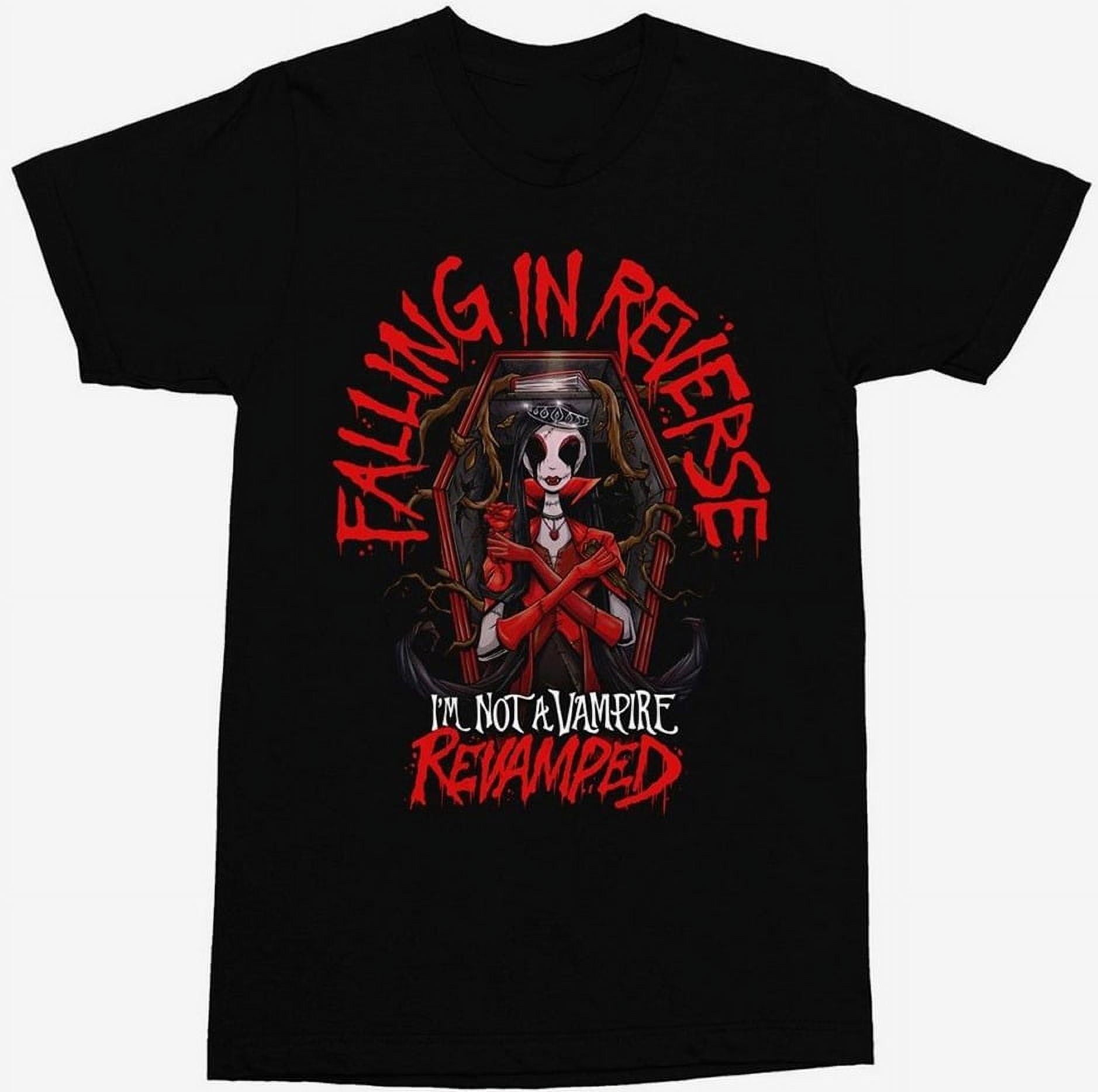 Falling In Reverse I'm Not A Vampire Revamped T-shirt Black Tee S-5XL ...