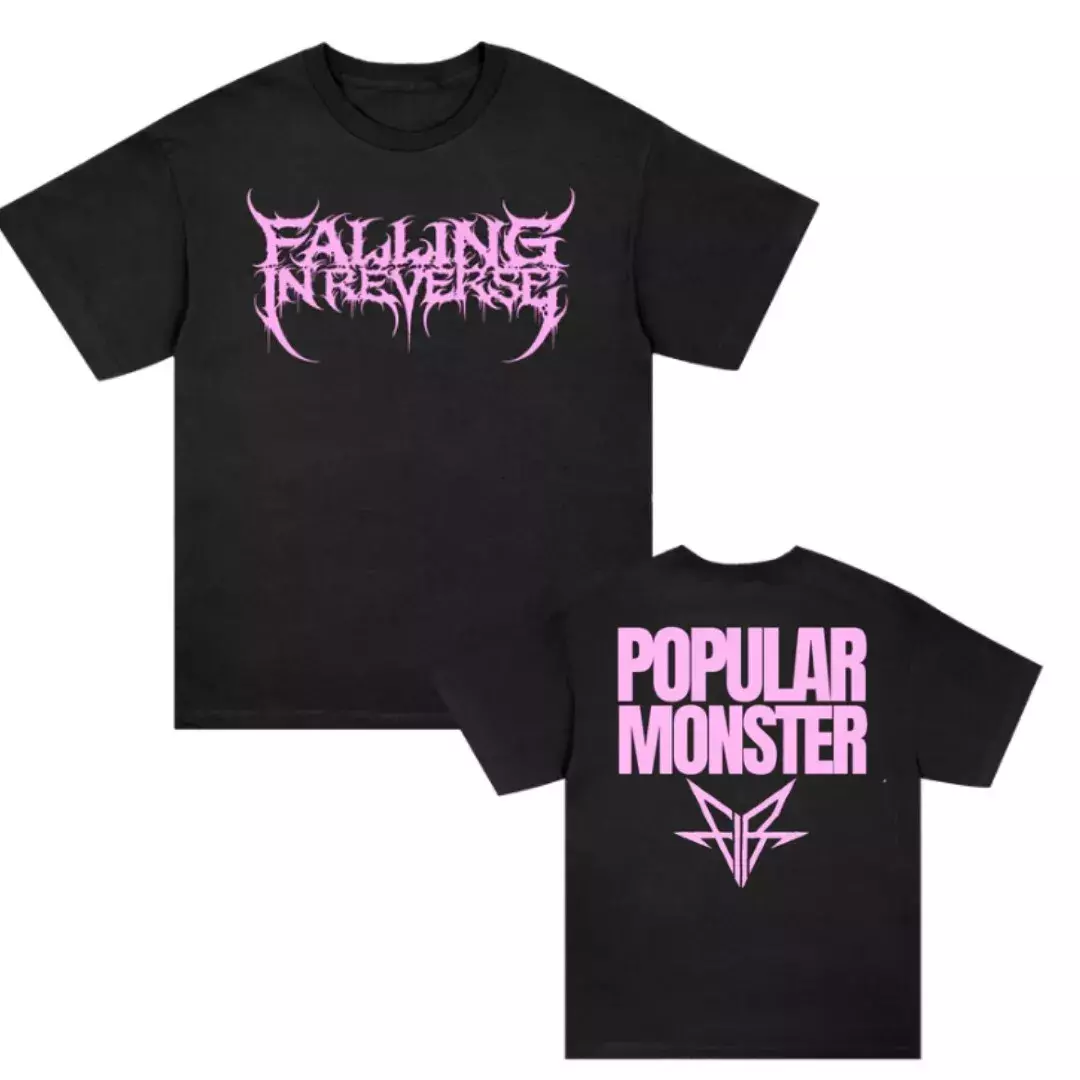 Falling In Reverse Rock Band Popular Monster 2 Sided T-Shirt Full Size ...
