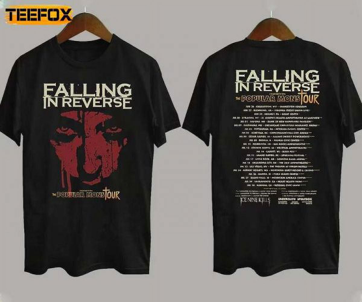 Falling In Reverse The Popular Mons Tour 2023 Short-Sleeve T-Shirt ...