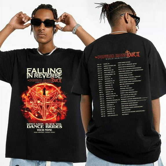 Falling In Reverse The Popular Monstour II Tour 2024 Shirt, Falling In ...