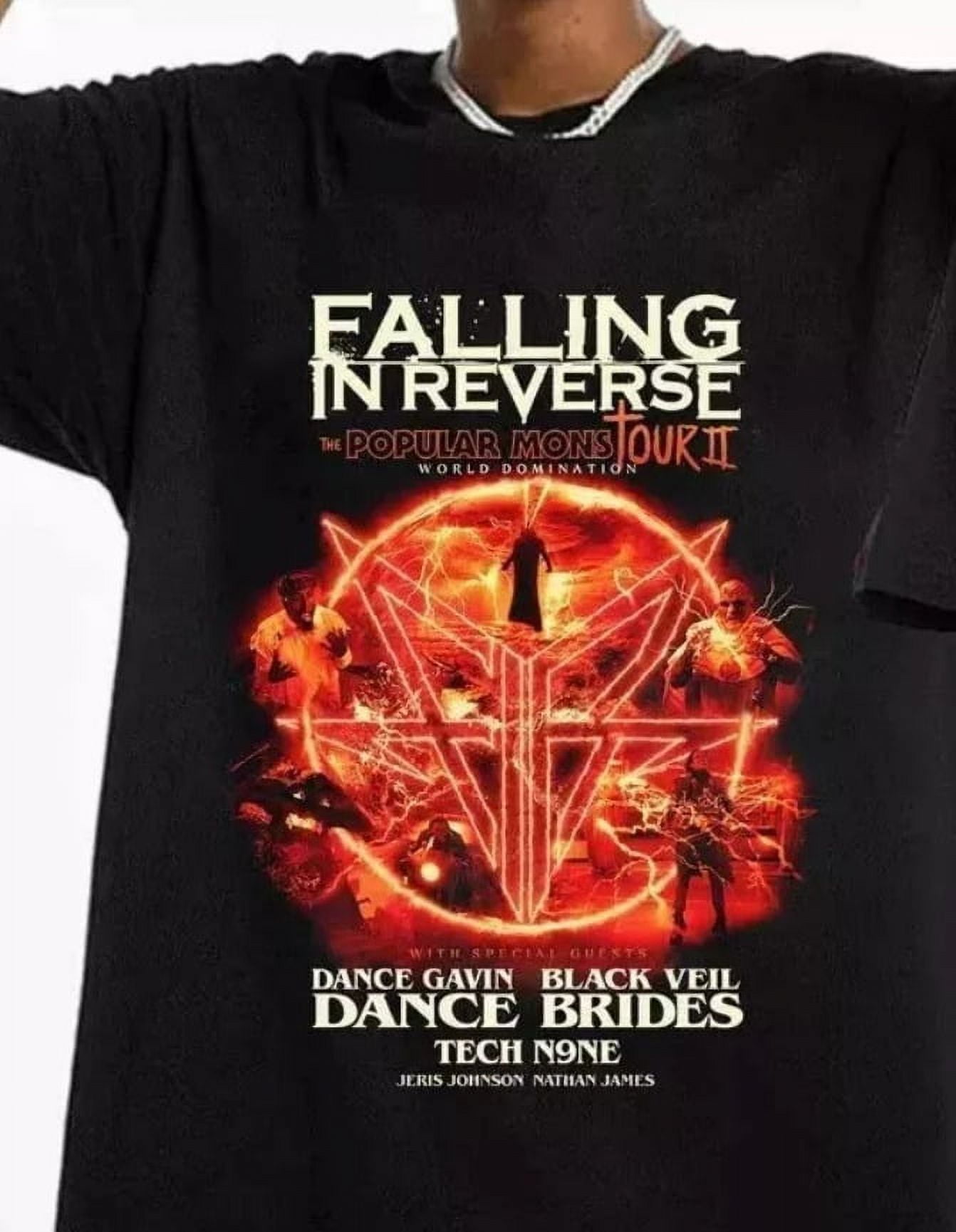 Falling In Reverse The Popular Monstour II Tour 2024 Shirt, Falling In ...