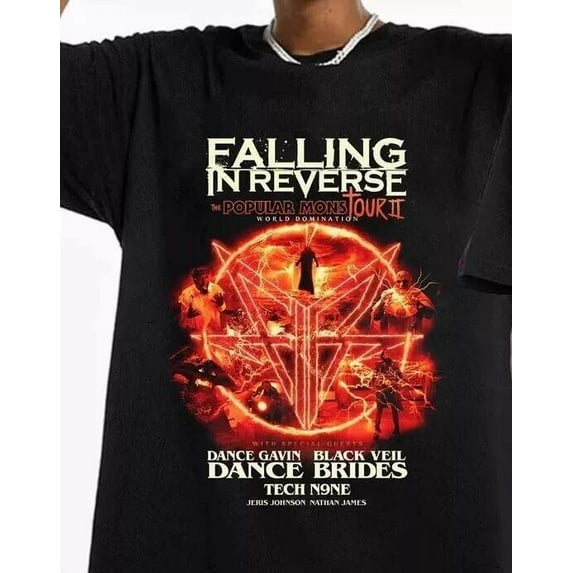 Falling In Reverse The Popular Monstour II Tour 2024 Shirt Falling In ...