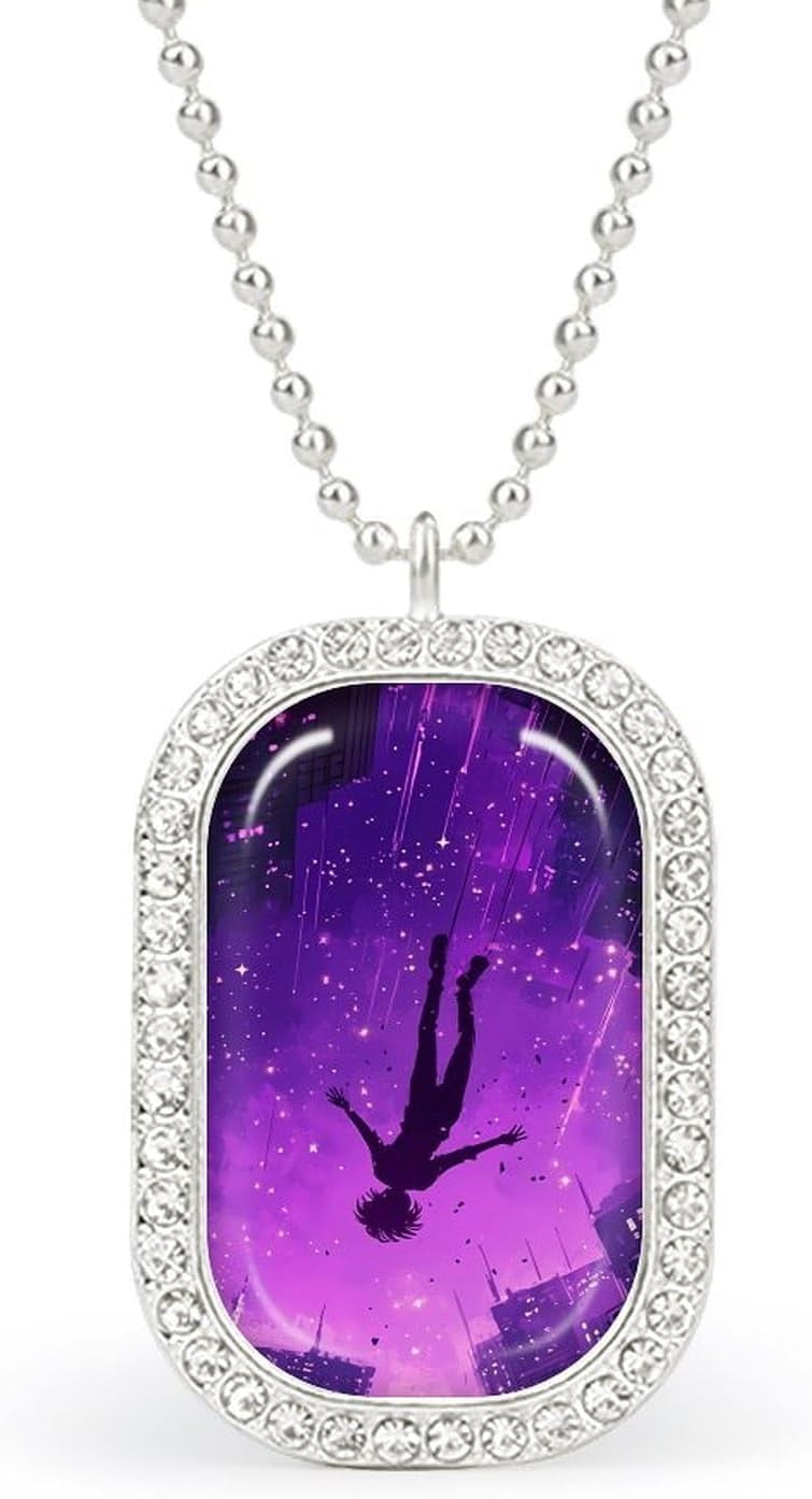 Falling Into The Real World Beautiful Pendant Necklace Jewelry with ...