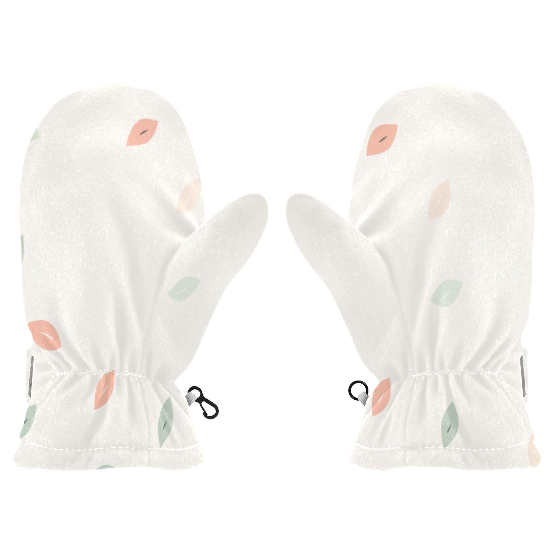 Falling Leaves Pattern Witch Cauldron Pattern Cold Weather Mittens Cozy ...