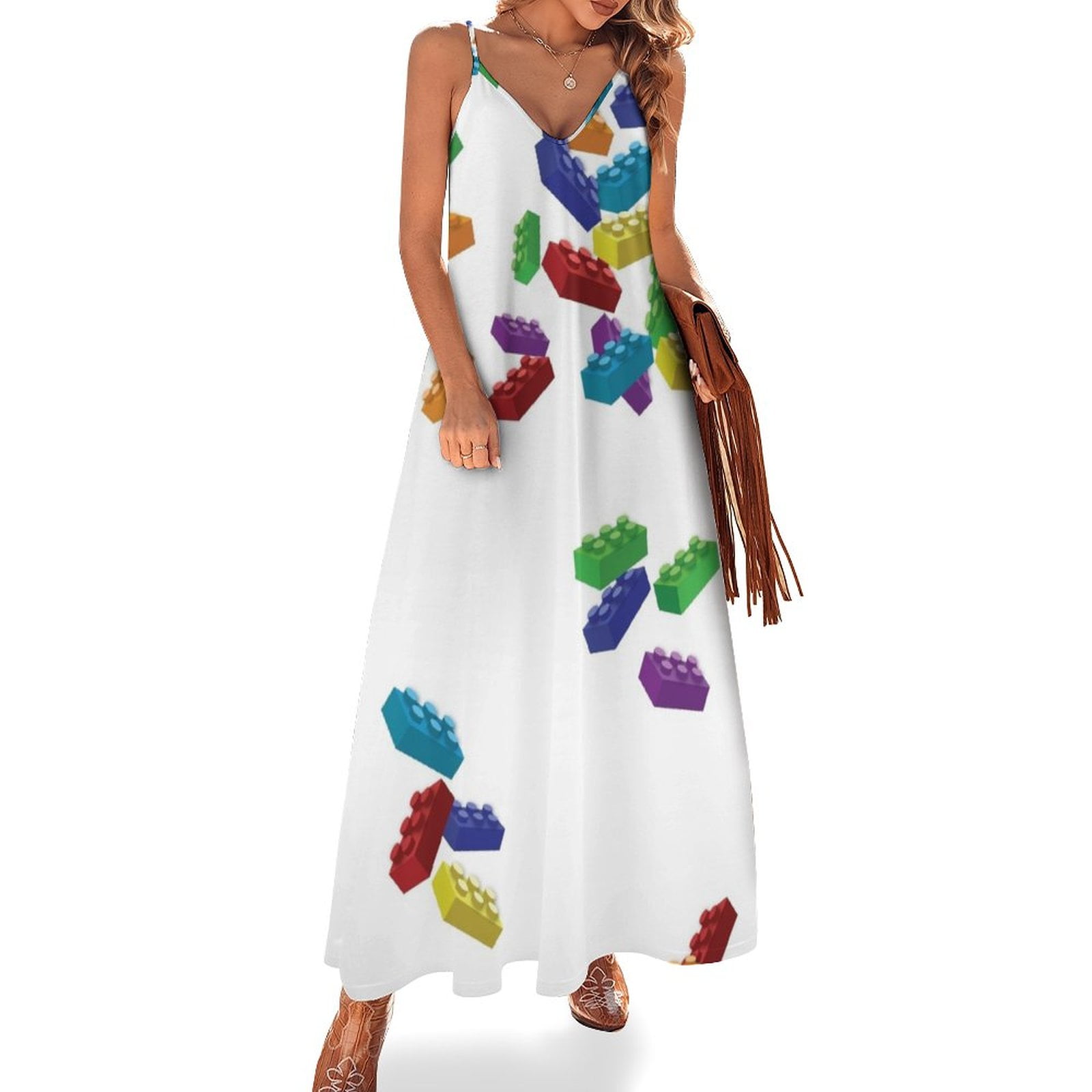 Falling Legos 2 Sleeveless Dress birthday dress for women luxury dress ...