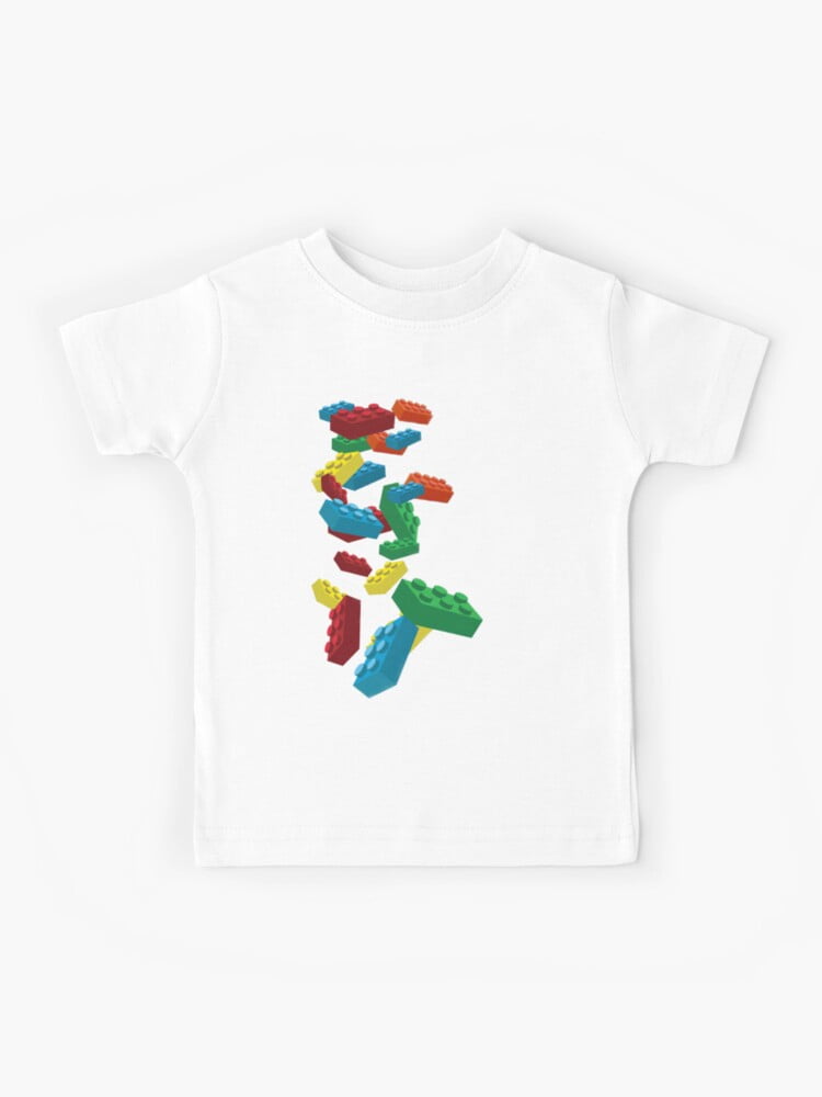 Falling Legos Kids T-Shirt - Walmart.com