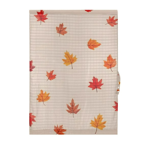 Falling Maple Leaves Door Curtain Blackout Thermal Insulated Door Side ...