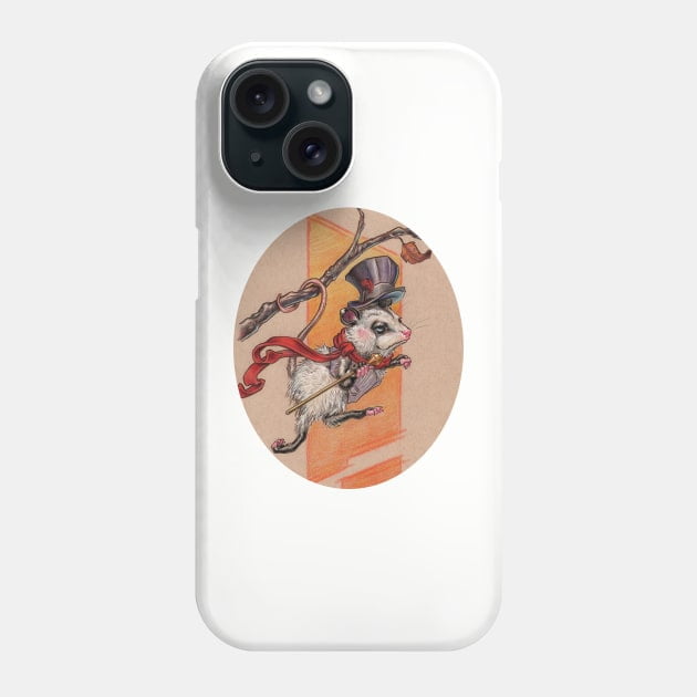 Falling Opossum Funny Fall Animal Pun Art Compatible Phone Case for ...
