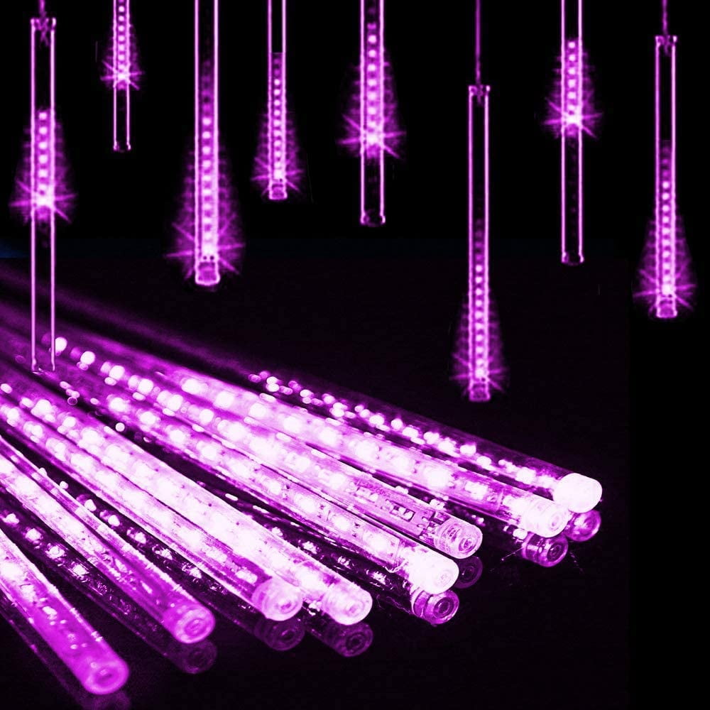 Falling Rain Lights, Christmas Lights Outdoor Meteor Shower Lights 12 ...