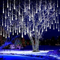 DYstyle Meteor Shower Lights 30/50CM Snowfall Rain Icicle Drop 288LED ...