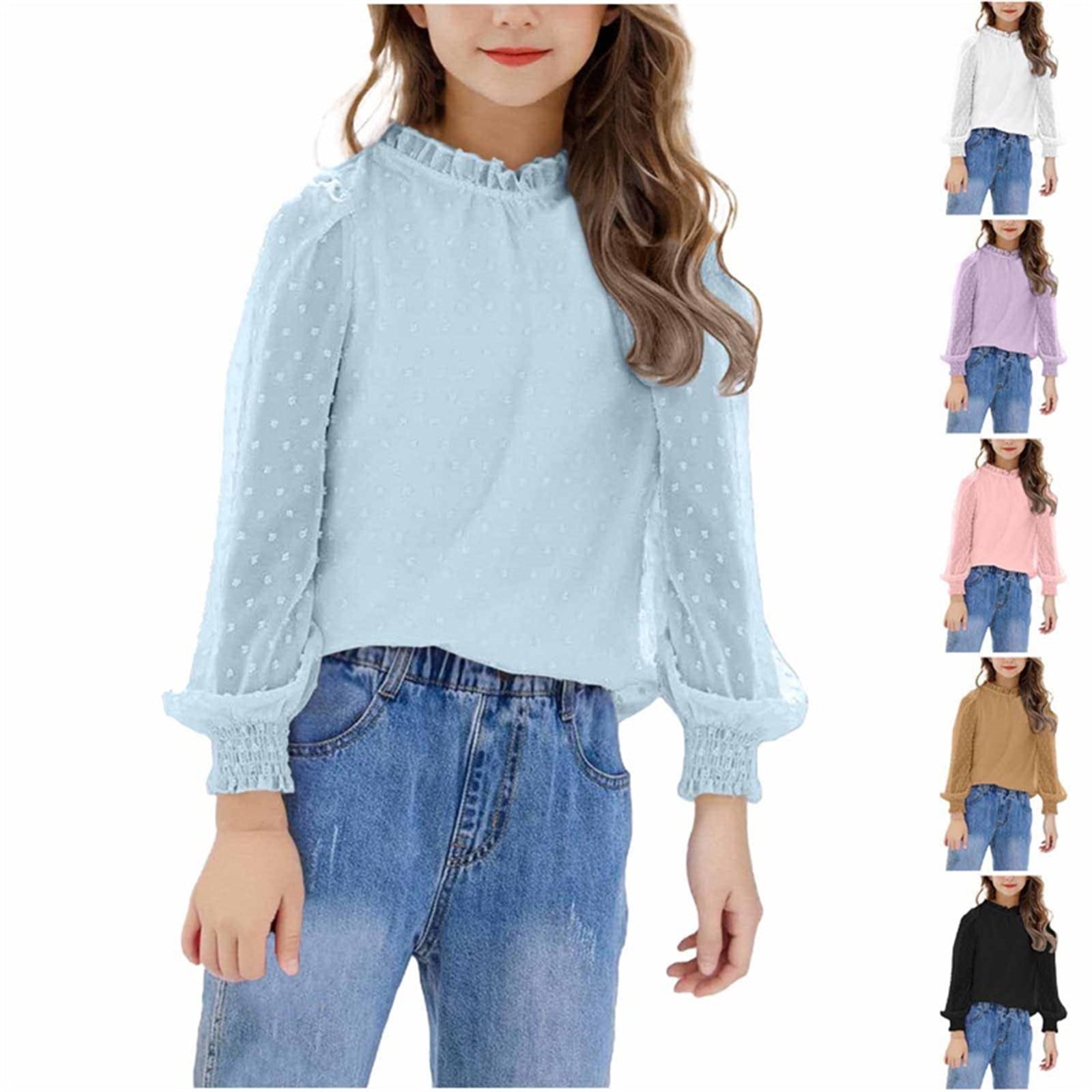 Falling Saving! HVOBTTY Toddler Long Sleeved Pullover Sweatshirt, Girl ...