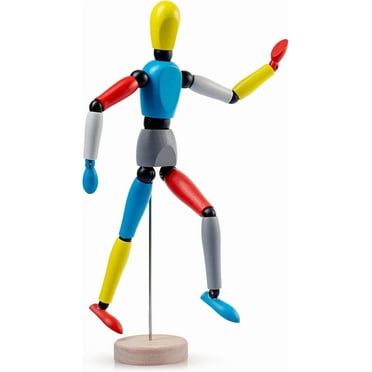 3 Pack Posable Art Figure Model, Flexible Wooden Drawing Mannequin for ...