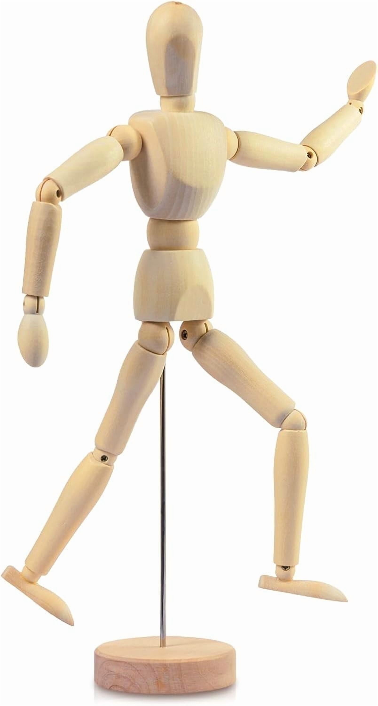 Falling in Art 12Inch Drawing Mannequin, Wooden Human Model for Art ...