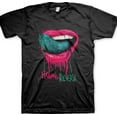 Falling in Reverse Band Lips Mens Black Short Sleeve T shirts - Walmart.com