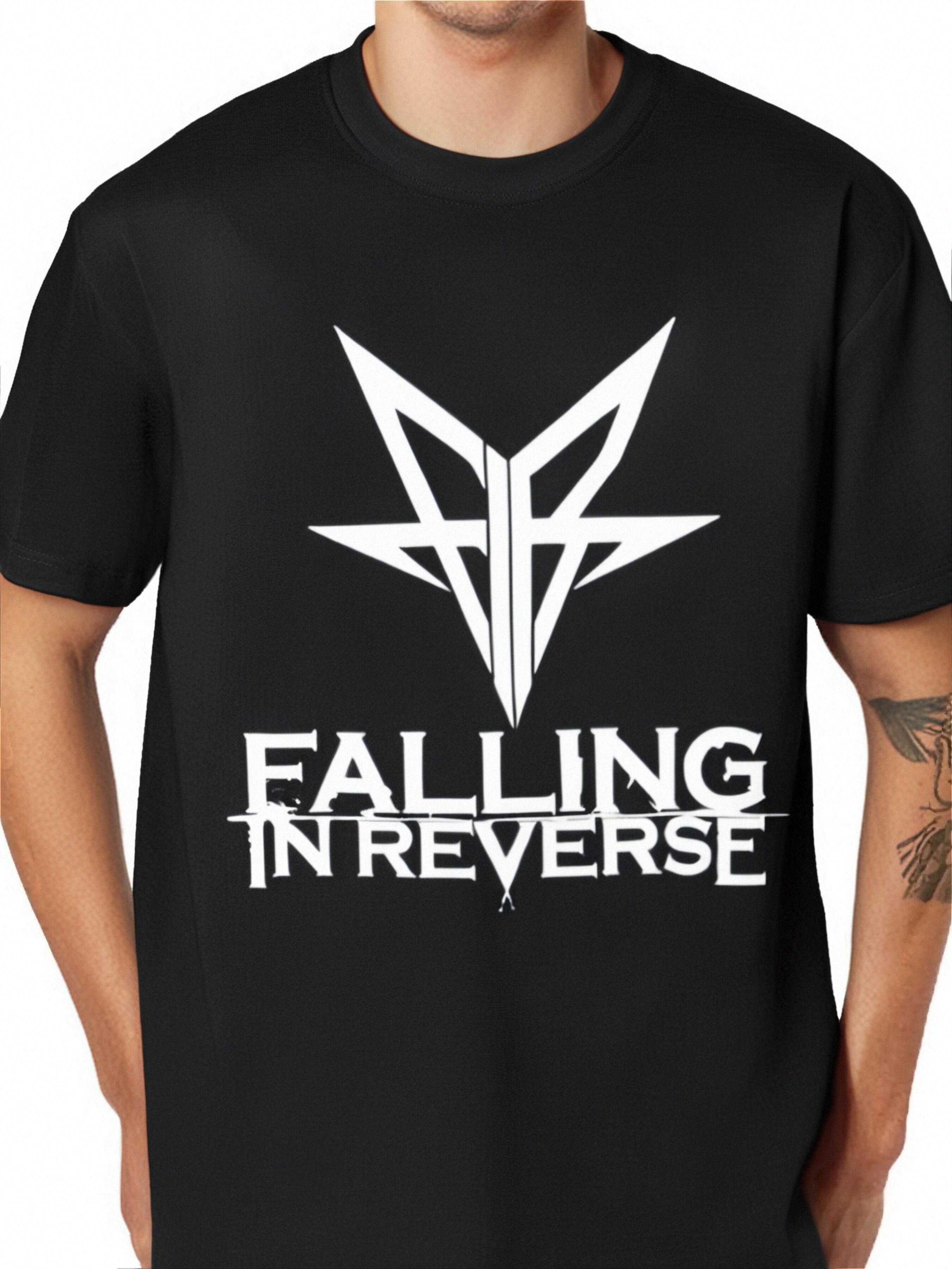 Falling in Reverse Hits Funny Men's Short Sleeve Graphic T-shirt Tee ...
