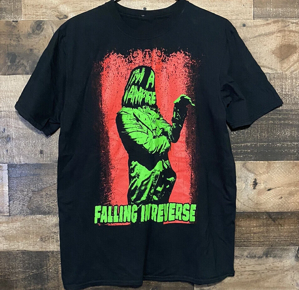 Falling in Reverse Im A Vampire Band Album black Men all size Shirt ...