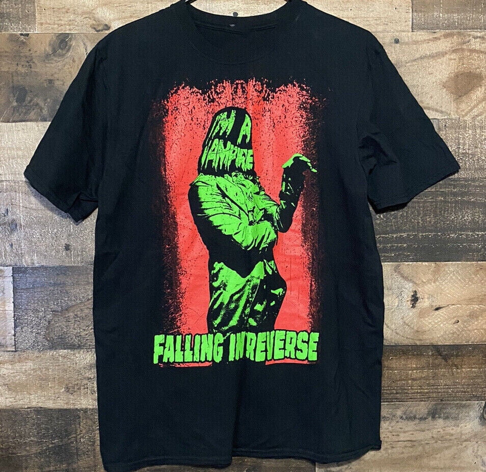 Falling in Reverse Im A Vampire black Men all size Shirt - Walmart.com