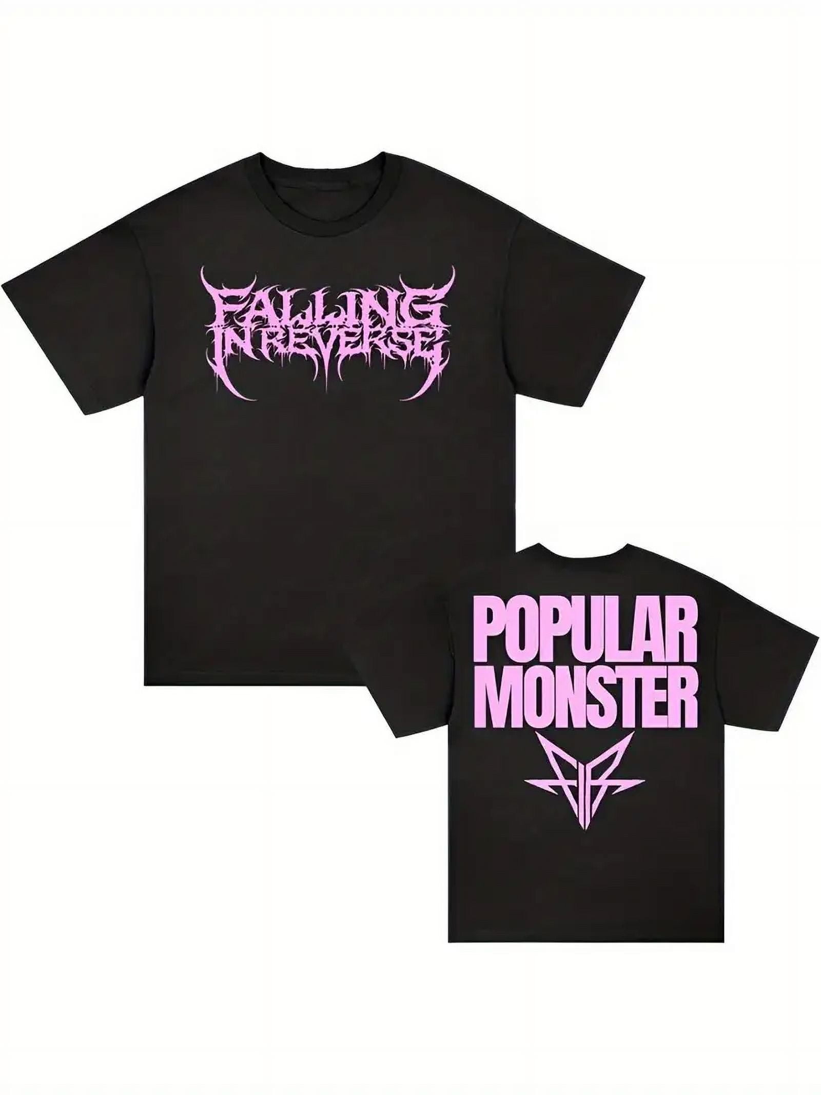 Falling in Reverse Men'S Popular Monster Text T-Shirt Black ...